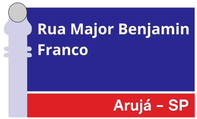 Cartaz Digital Setor Major Benjamin Franco - Guia Tem na Rua